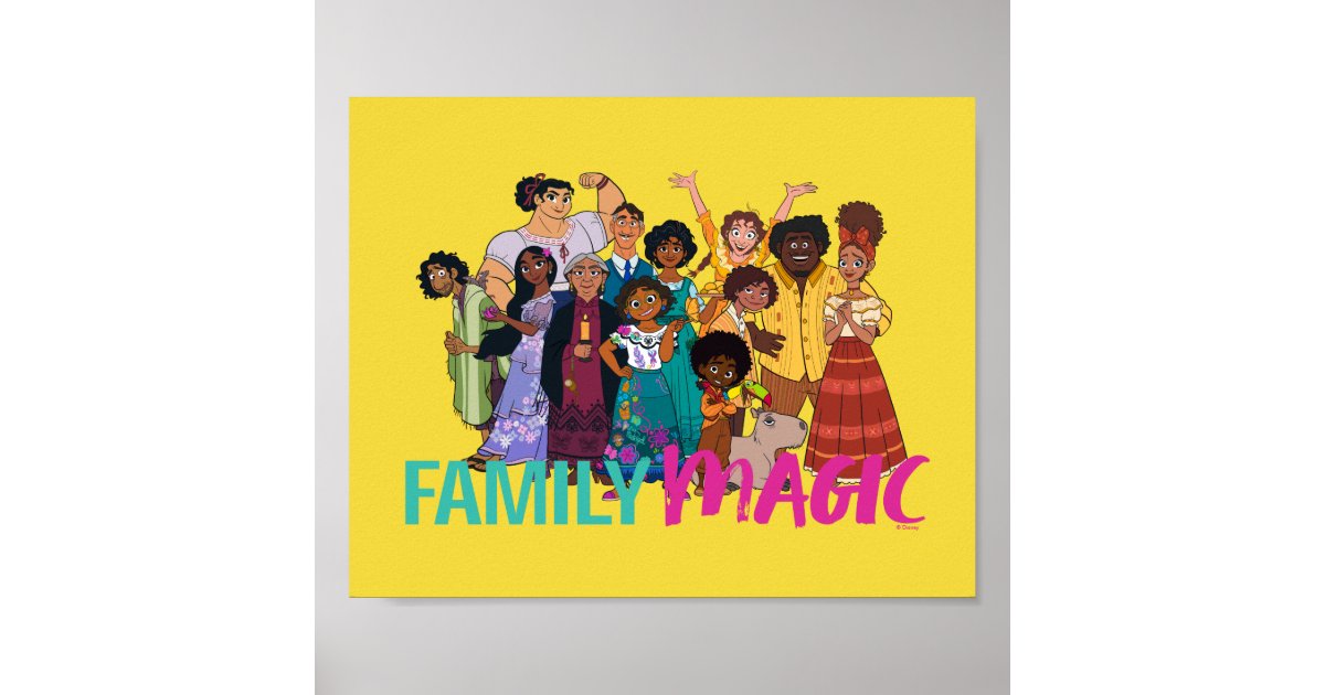 Encanto | Madrigal Family - Family Magic Poster | Zazzle