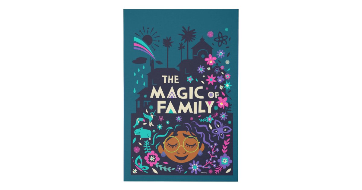 Encanto | The Magic of Family Faux Canvas Print | Zazzle