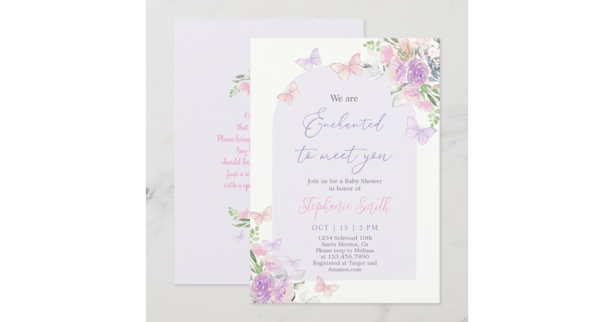 Enchanted Baby Shower Invitation | Zazzle