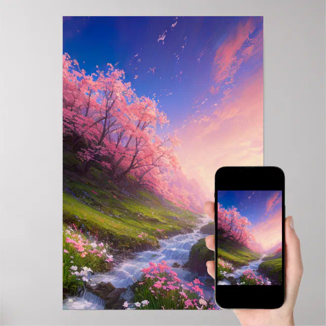 Enchanted Cascades Poster | Zazzle