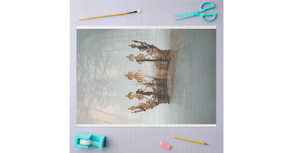 Enchanted Crown of Jesus Decoupage Tissue Paper | Zazzle