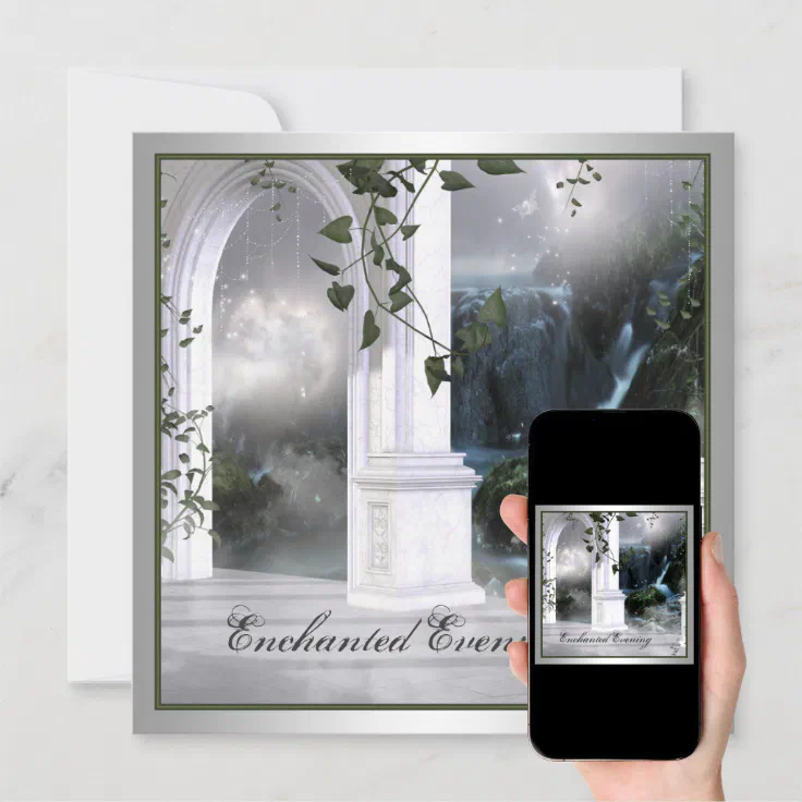 Enchanted Evening Prom Invitation Template | Zazzle