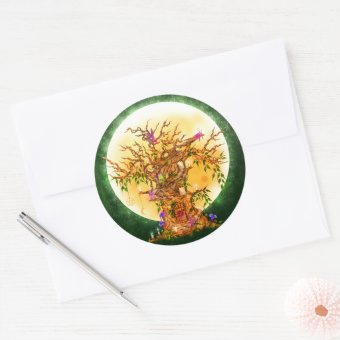 Enchanted Fairy Tree Stickers | Zazzle