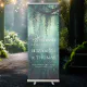 Enchanted Forest Fairy Garden Chic Wedding Welcome Retractable Banner ...