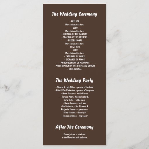 enchanted forest fireflies wedding programs | Zazzle