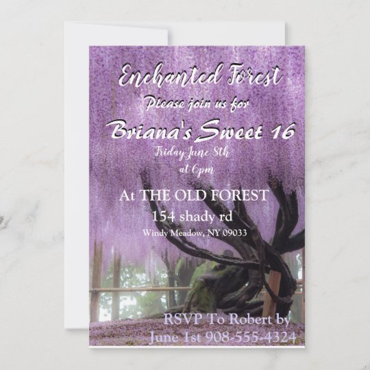 Enchanted Forest Invitation | Zazzle.com