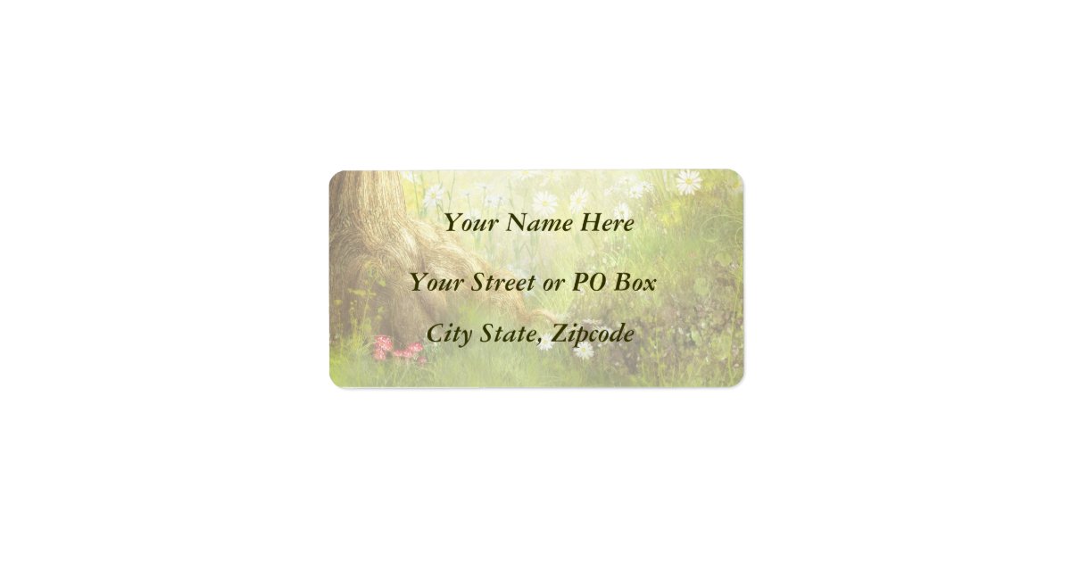 Enchanted Forest Label | Zazzle