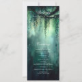 Enchanted Forest Magical Elegant Wedding Program | Zazzle