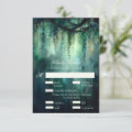Enchanted Forest Magical Fairy Lights Wedding RSVP Invitation | Zazzle