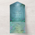 Enchanted Forest Mist All In One Invitation | Zazzle