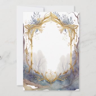 Enchanted Forest Portal Wedding Invitation | Zazzle