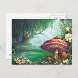 Enchanted Forest Postcard | Zazzle