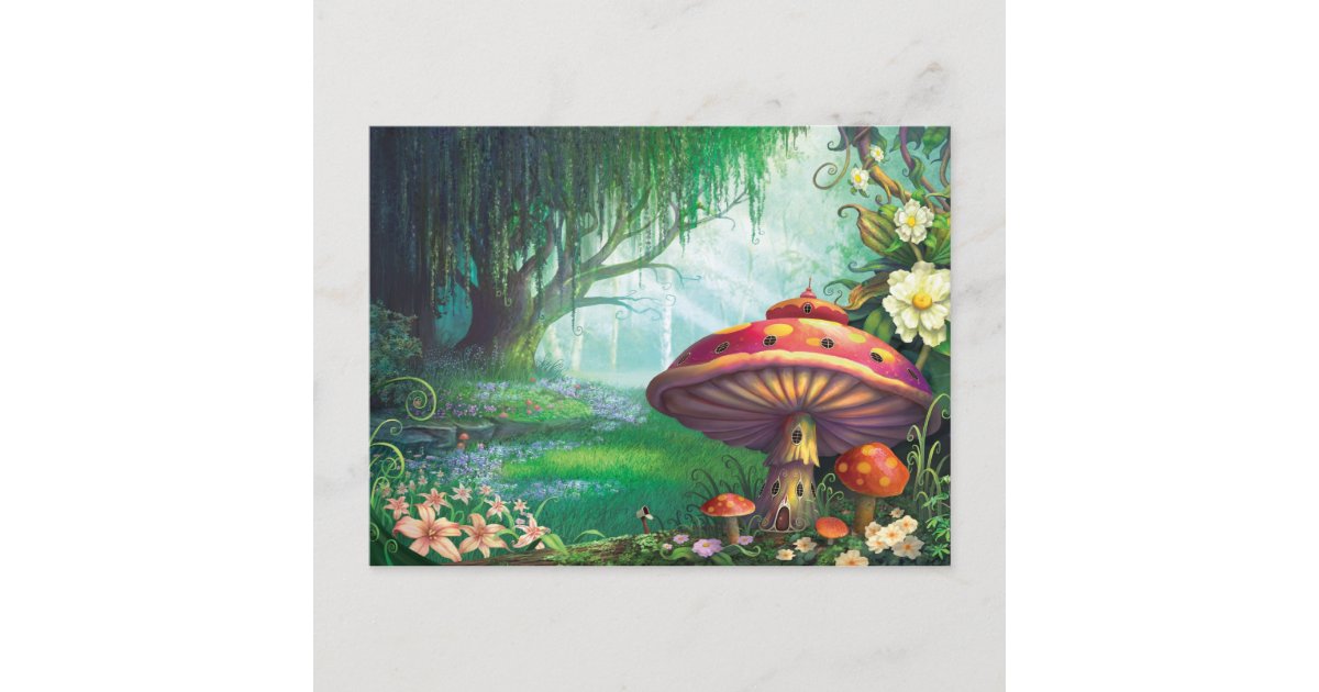 Enchanted Forest Postcard | Zazzle