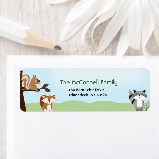 Enchanted Forest PRINTABLE ADDRESS LABELS | Zazzle