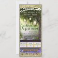 Enchanted Forest Prom VIP Party Ticket Invitation | Zazzle
