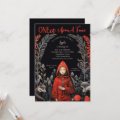 Enchanted Forest Red Riding Hood First Birthday Invitation | Zazzle