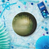 Enchanted Forest Rustic Wedding Party Plates | Zazzle