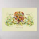 Enchanted Forest Side Branch Wedding Seating Chart | Zazzle