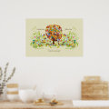Enchanted Forest Side Branch Wedding Seating Chart | Zazzle