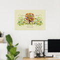 Enchanted Forest Side Branch Wedding Seating Chart | Zazzle