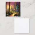 Enchanted Forest Square Business Card | Zazzle