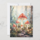 Enchanted Forest Toadstool Twinkle Lights Wedding Invitation | Zazzle