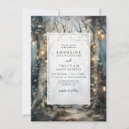 Enchanted Forest Wedding Invitation | Zazzle