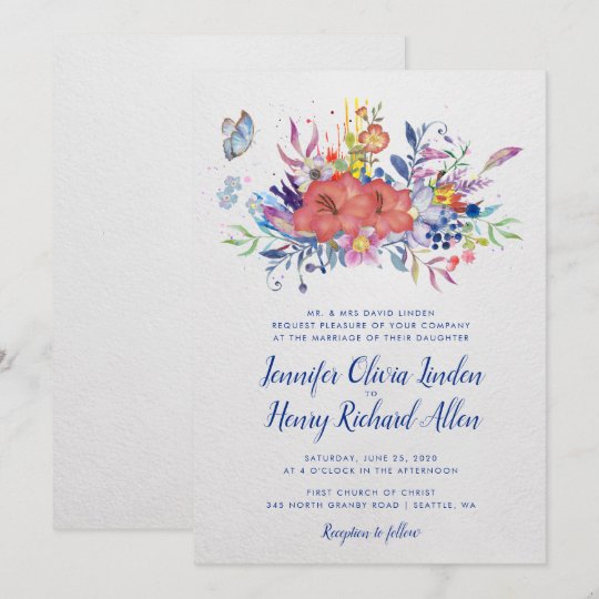 Enchanted Garden Wedding Invitation | Zazzle.com