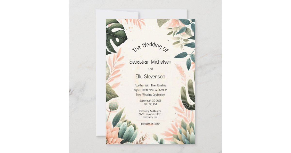 Enchanted Garden Wedding Invitation | Zazzle