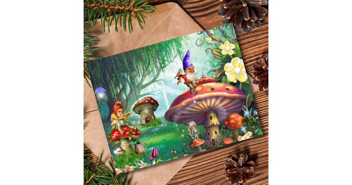 Enchanted Gardens Postcard | Zazzle