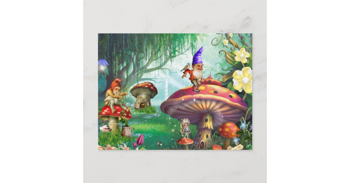 Enchanted Gardens Postcard | Zazzle