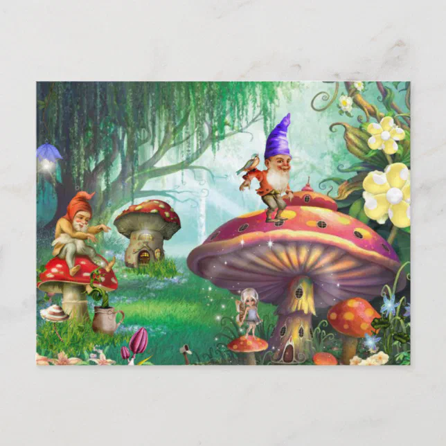 Enchanted Gardens Postcard | Zazzle