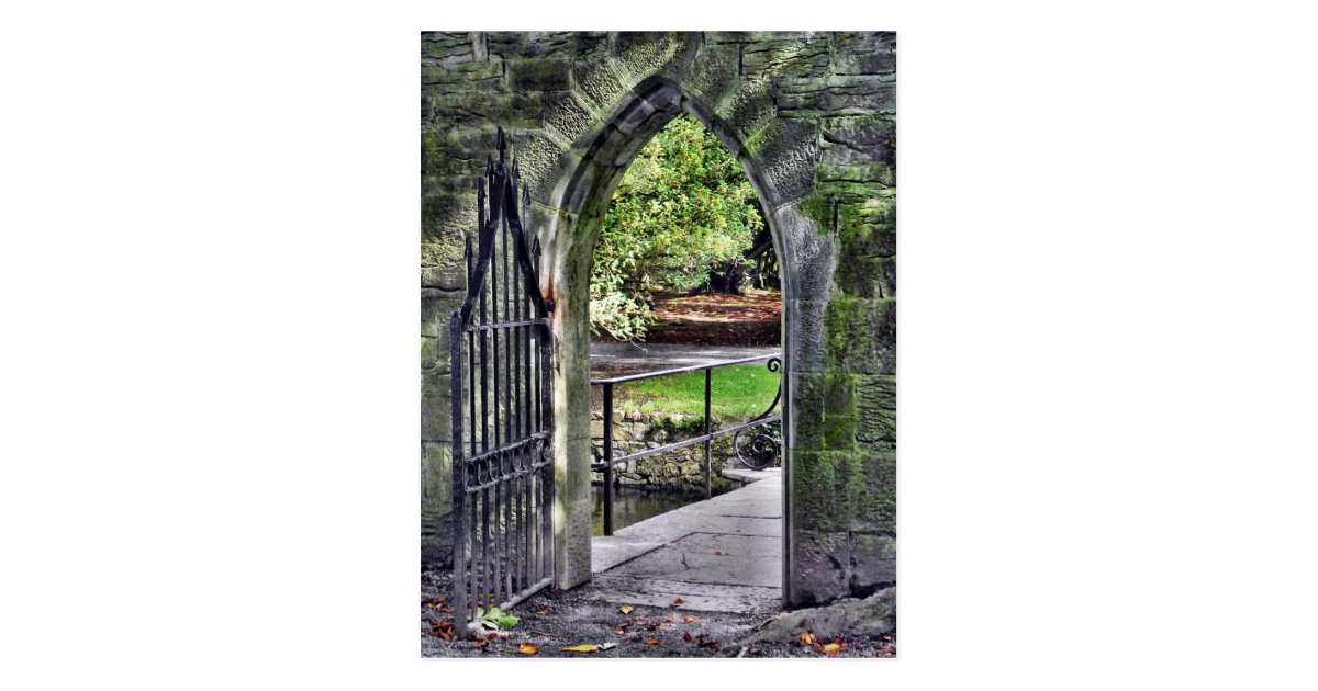 Enchanted Gate Postcard | Zazzle.com
