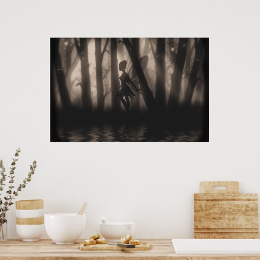 Enchanted Glimpse Large Poster | Zazzle