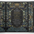 Enchanted Gothic Raven Floral Wedding Tri-Fold Invitation | Zazzle