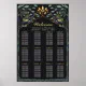 Enchanted Gothic Raven Wedding Seating Chart | Zazzle
