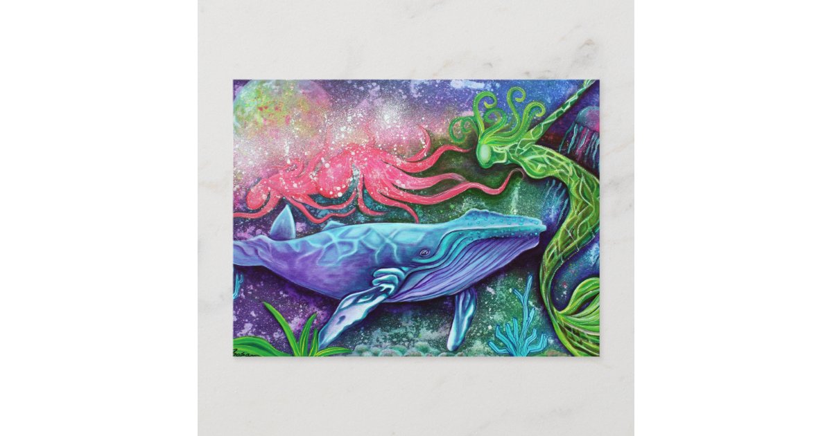 Enchanted Ocean Art Postcard | Zazzle