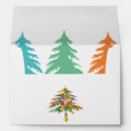 Enchanted Pine Tree Forest Wedding Envelope | Zazzle