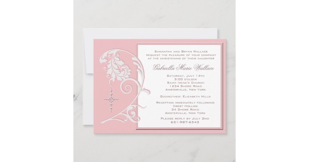 Enchanted Religious Invitation | Zazzle