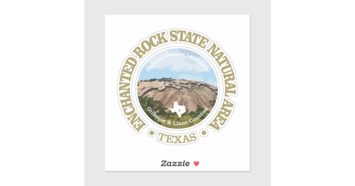 Enchanted Rock SNA Sticker | Zazzle