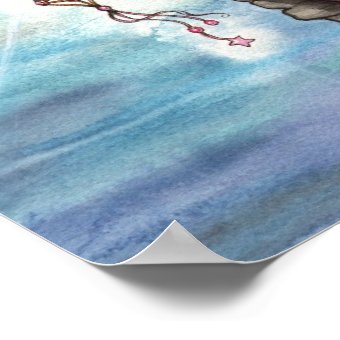 Enchanted Sea Mermaid Art Poster Print | Zazzle