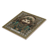 Enchanted Spirit Hedgehog Personalized Jewels Ceramic Tile | Zazzle