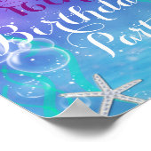 Enchanted Under The Sea Beach Welcome Table Sign | Zazzle