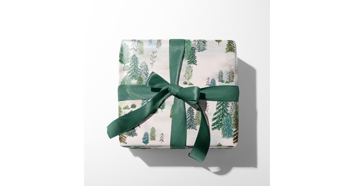 Enchanted Winter Forest Wrapping Paper Sheets | Zazzle