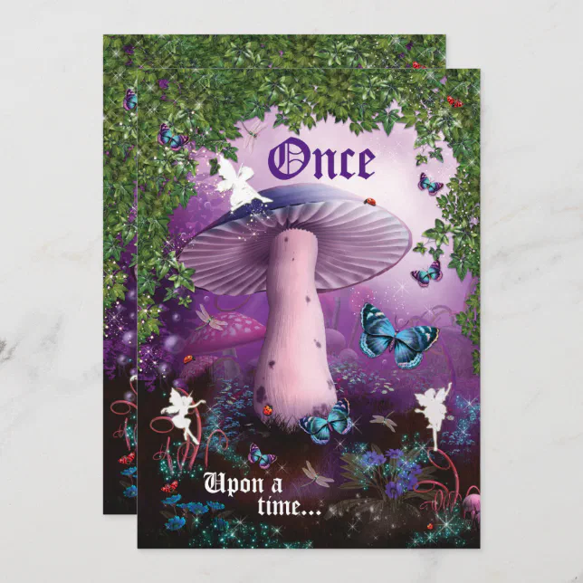 Enchanted Woodland Fairy Forest Party Invitation | Zazzle