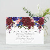 Enchanting CELEBRATION of LIFE Memorial Funeral Invitation | Zazzle