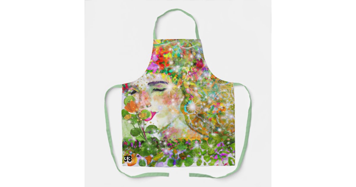 Enchanting Goddess Apron | Zazzle