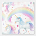 Enchanting Unicorn Rainbow Magic Wand Pastel Wallpaper | Zazzle