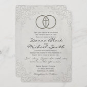 Encircled Cross Religious Wedding Invitations | Zazzle