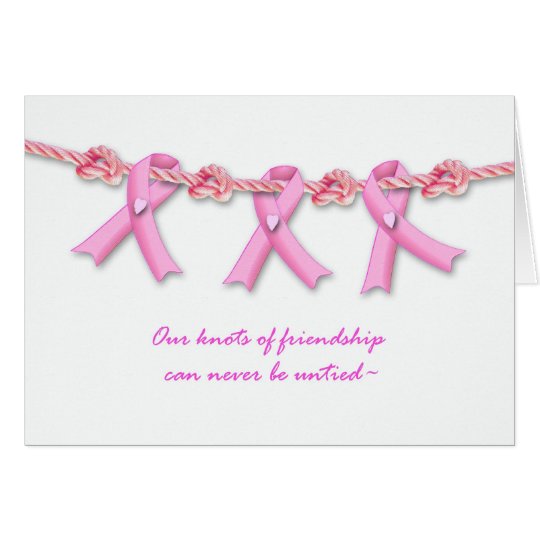 Encouragement for Breast Cancer Patient, Pink Card | Zazzle